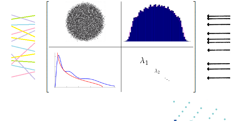 Dip-ramp-plateau and some random matrix inter-relations / Events